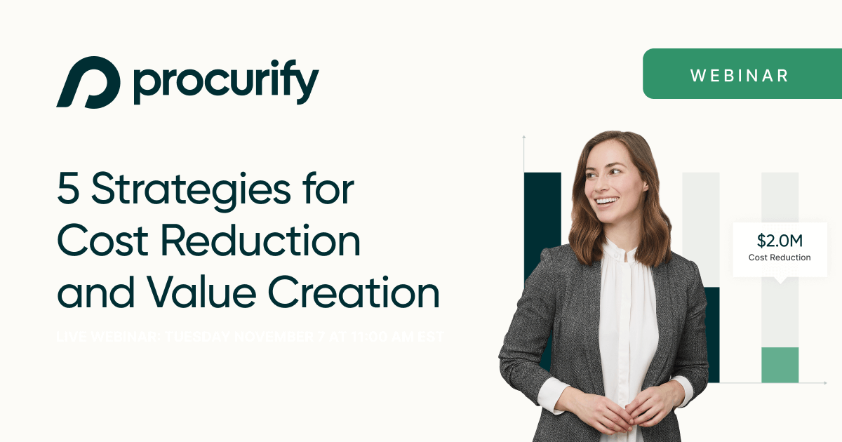 WEBINAR: 5 Strategies for Cost Reduction and Value Creation in 2024